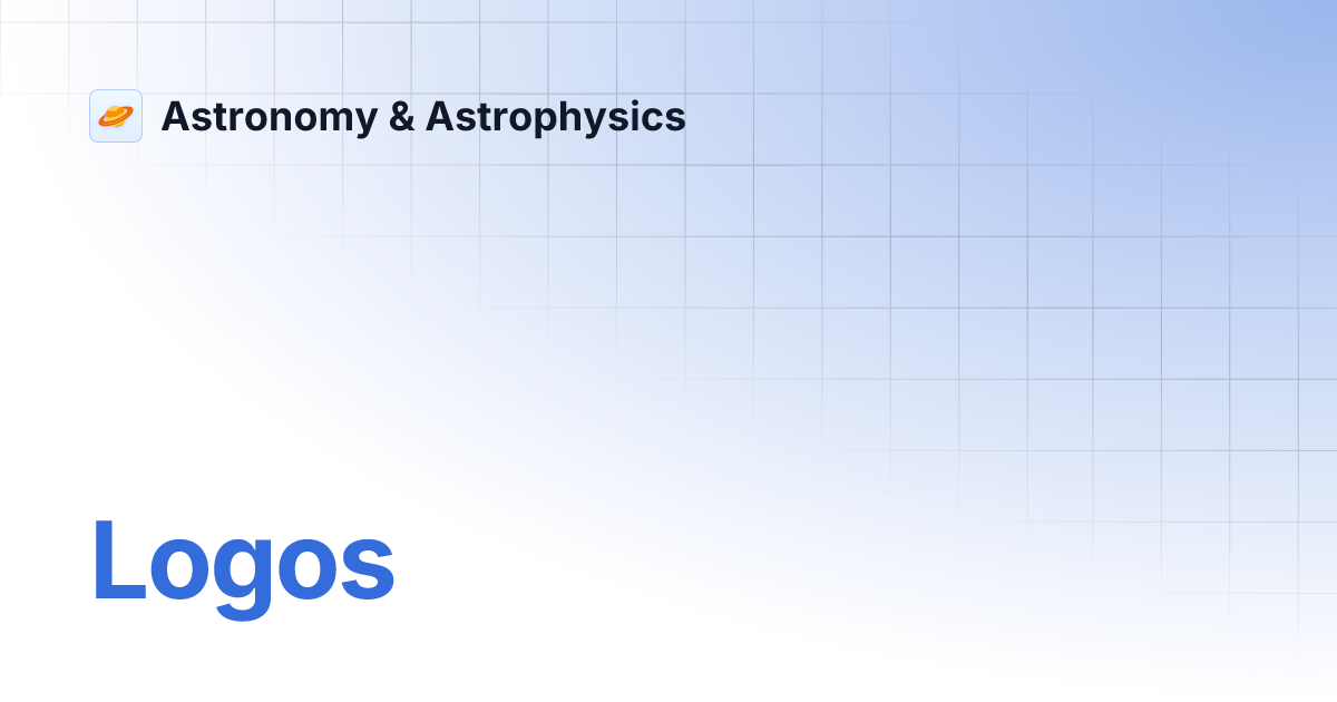 Logos | Astronomy & Astrophysics